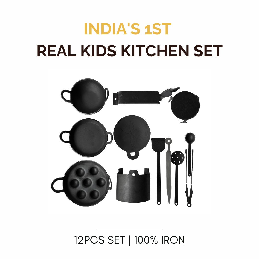 Kids Mini Iron Kitchen Set – Childhood Matters
